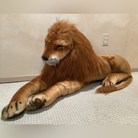 Melissa & Doug | Toys | Melissa Doug Realistic Lion Plush Stuffed ...